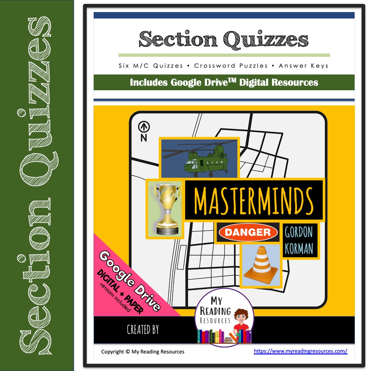 Masterminds Section Quizzes & Crossword Puzzles - My Reading Resources