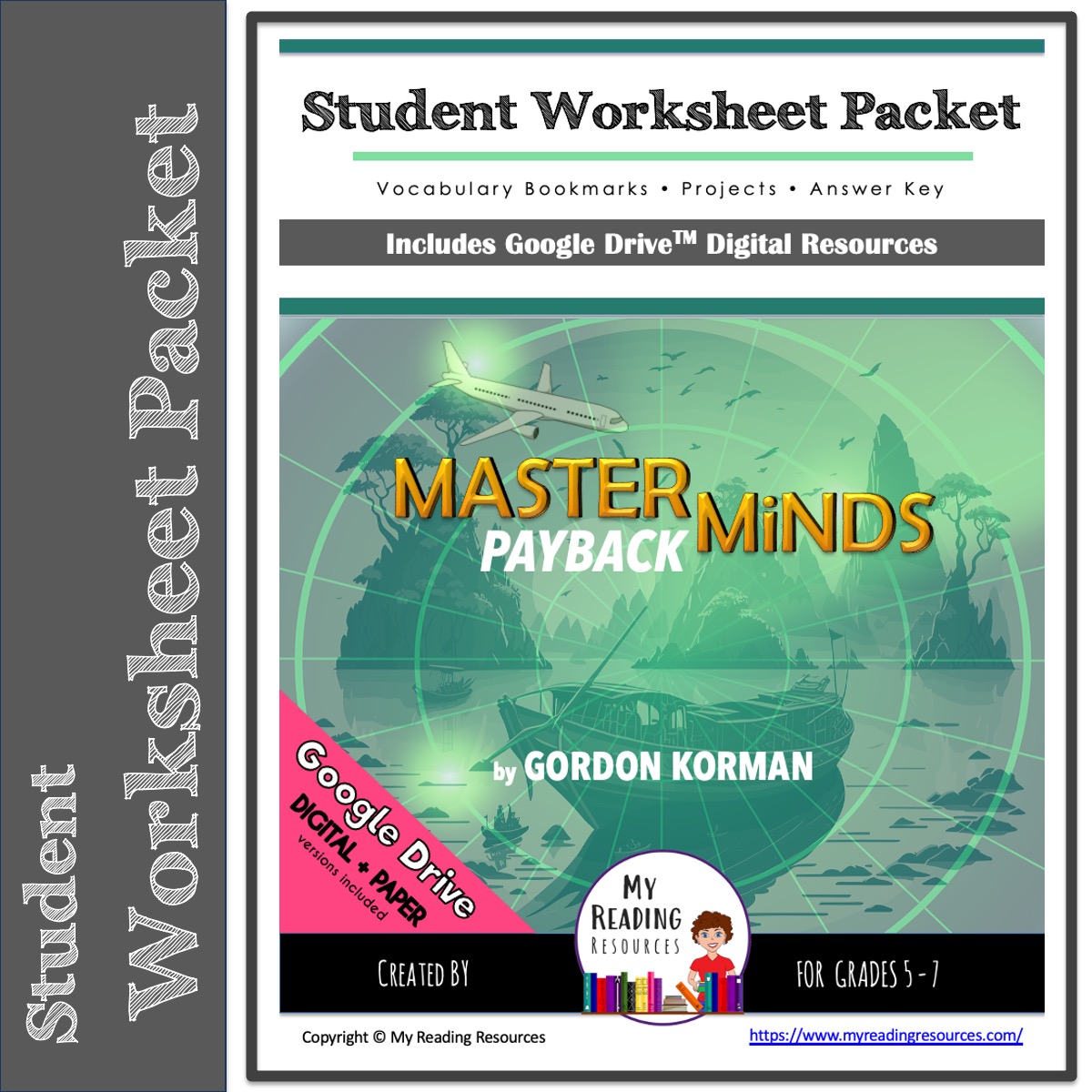 Masterminds: Payback Student Worksheet Packet - My Reading Resources