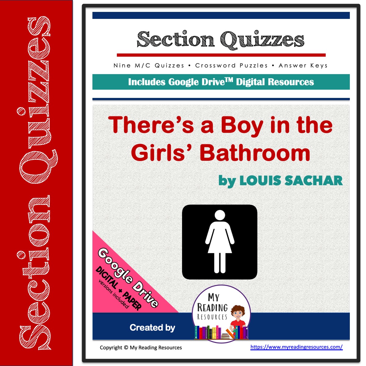 There's a Boy in the Girls' Bathroom Section Quizzes & Crossword ...