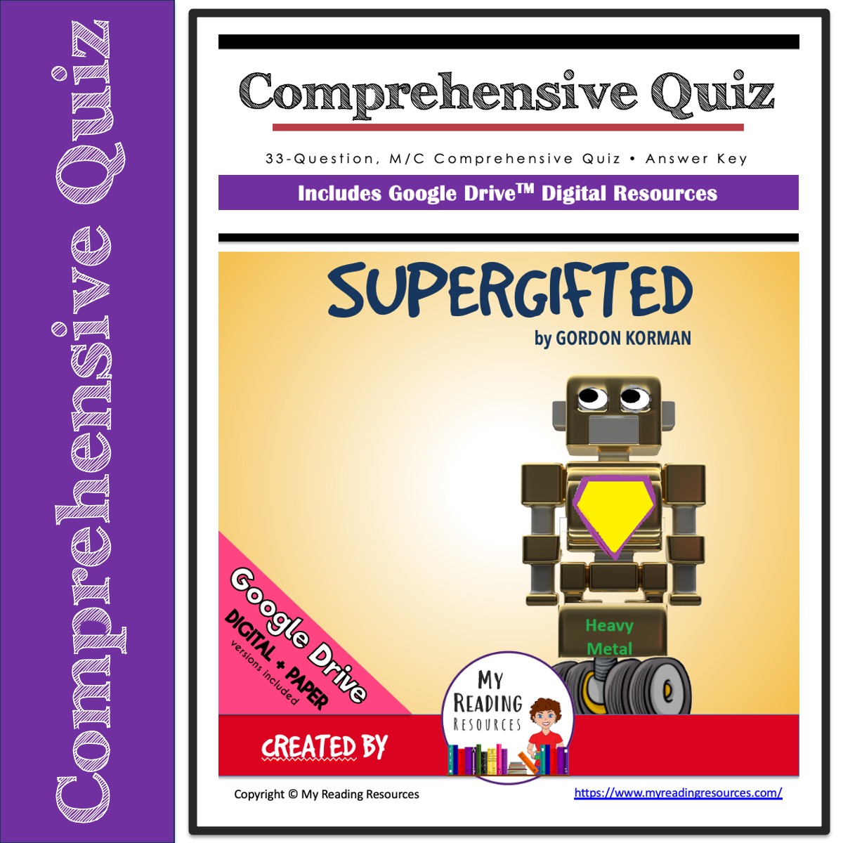 Supergifted Comprehensive Quiz - My Reading Resources