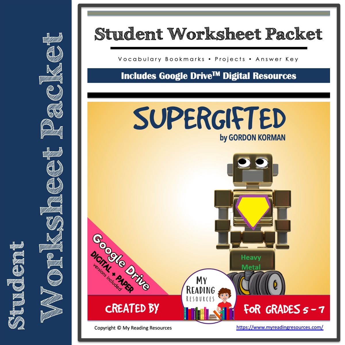 Supergifted Student Worksheet Packet - My Reading Resources