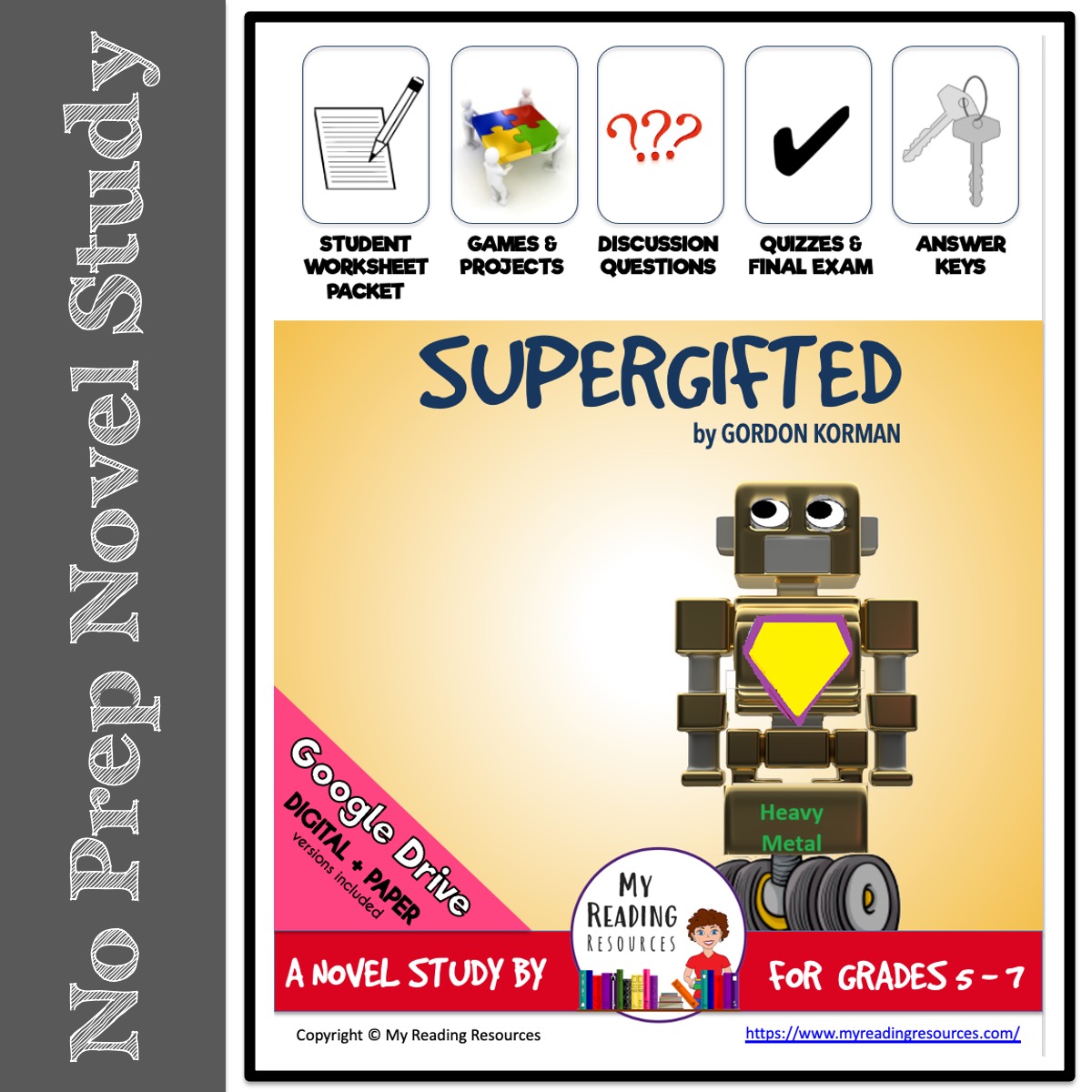 Supergifted Novel Study - My Reading Resources