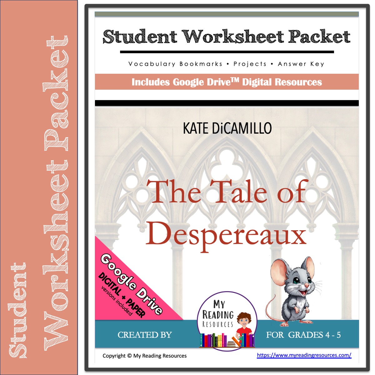 The Tale of Despereaux Student Worksheet Packet - My Reading Resources