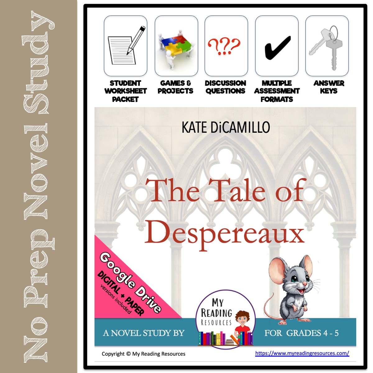 The Tale of Despereaux Novel Study - My Reading Resources