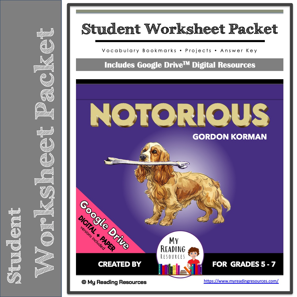 Notorious Student Worksheet Packet - My Reading Resources