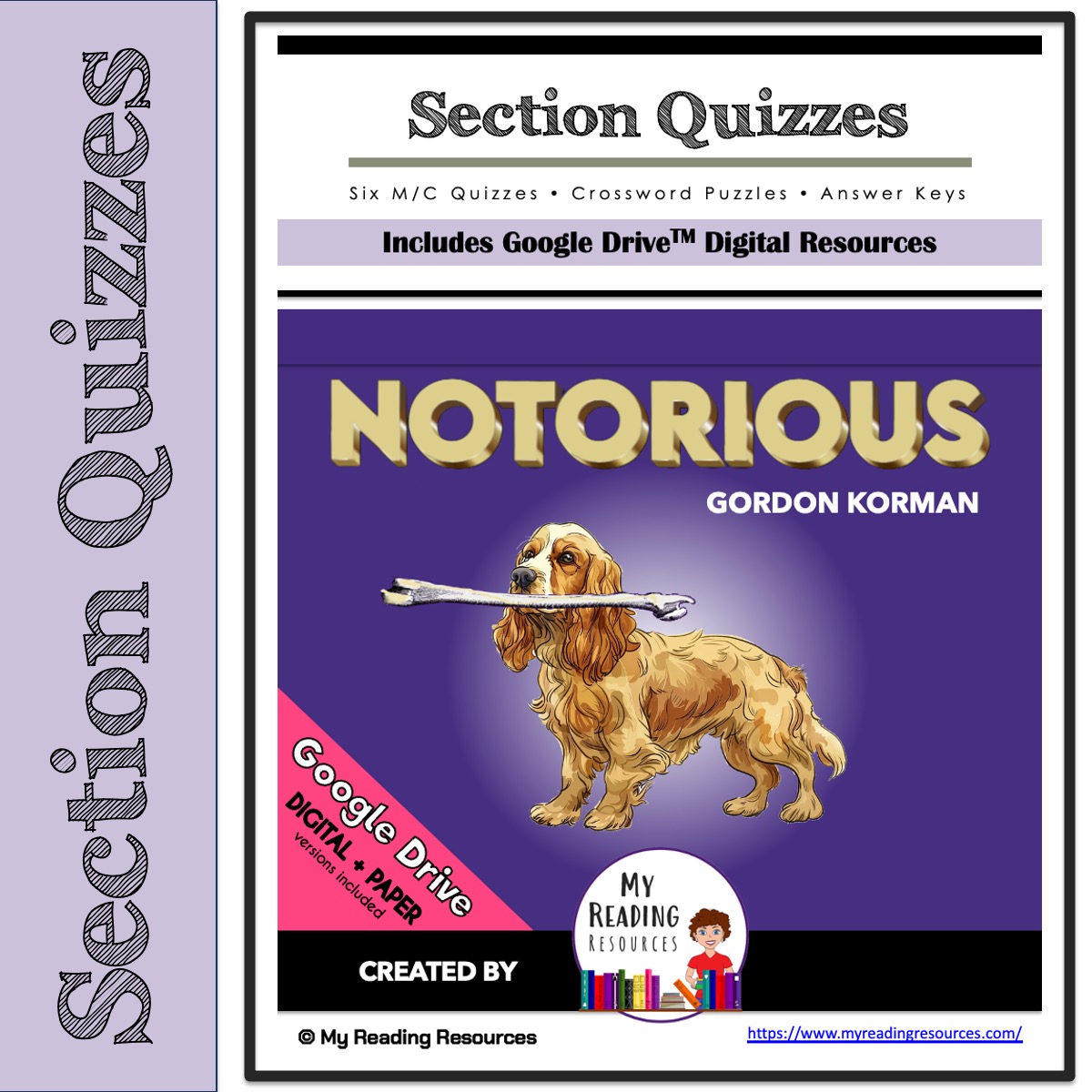 Notorious Section Quizzes & Crossword Puzzles - My Reading Resources