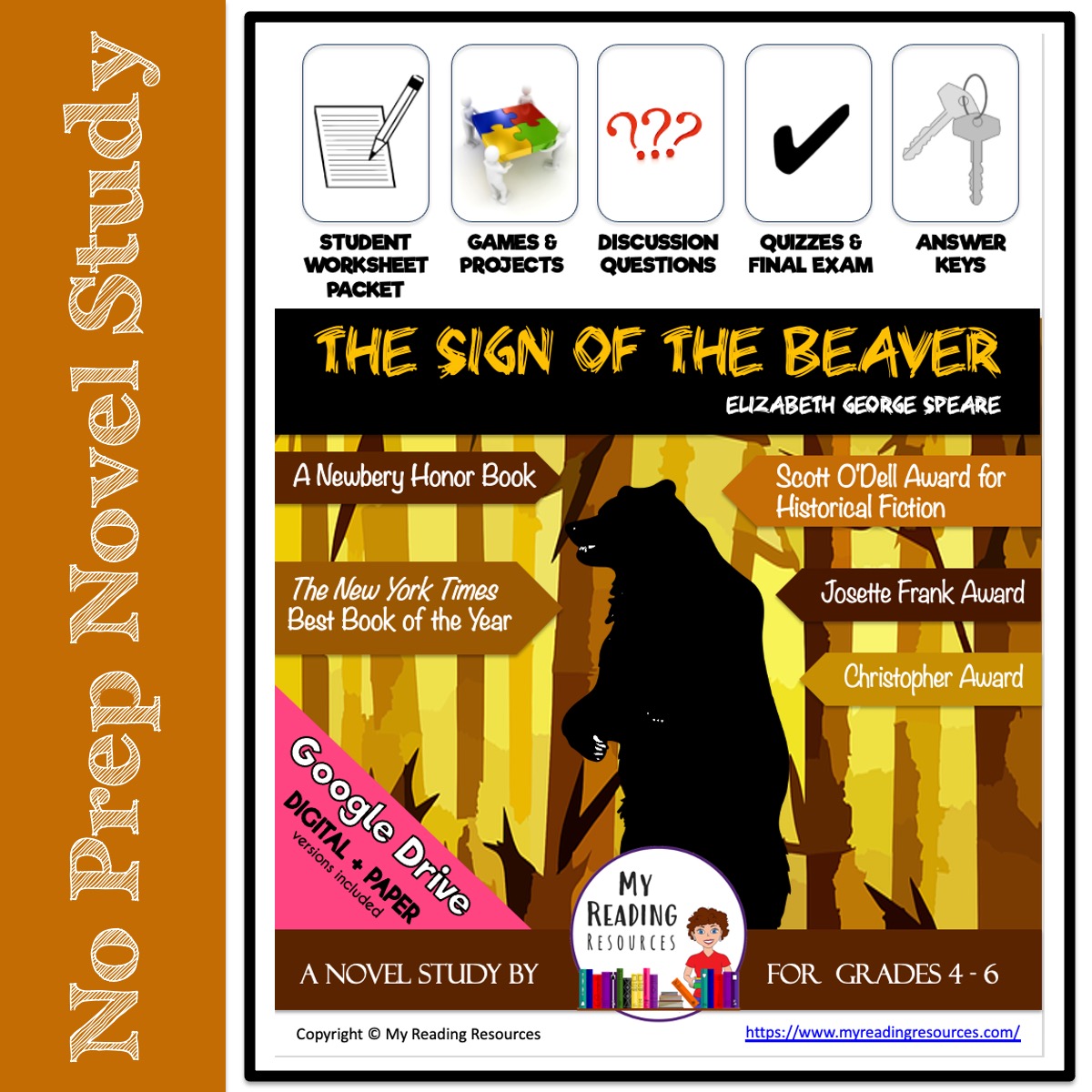The Sign of the Beaver Novel Study - My Reading Resources