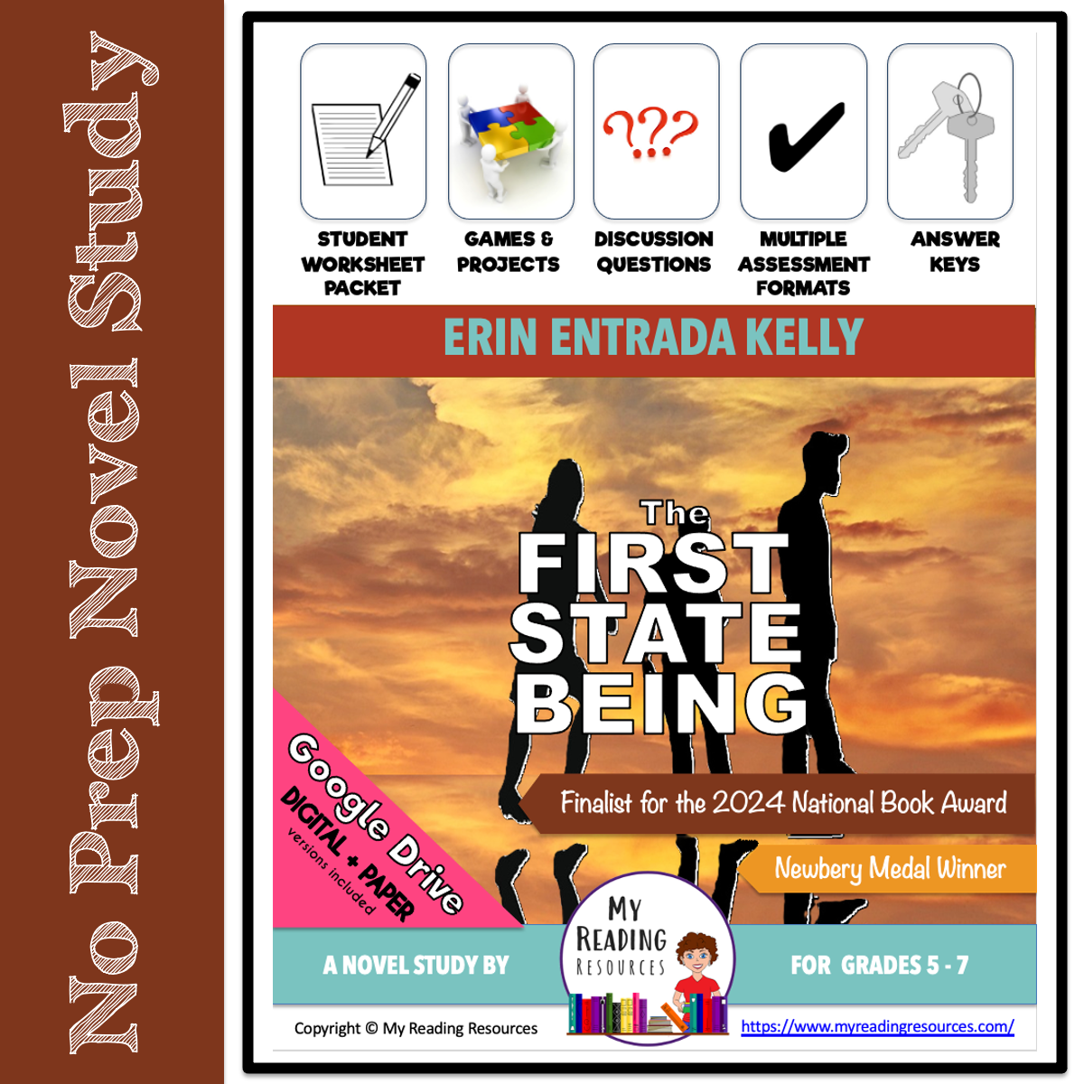 The First State of Being Novel Study - My Reading Resources