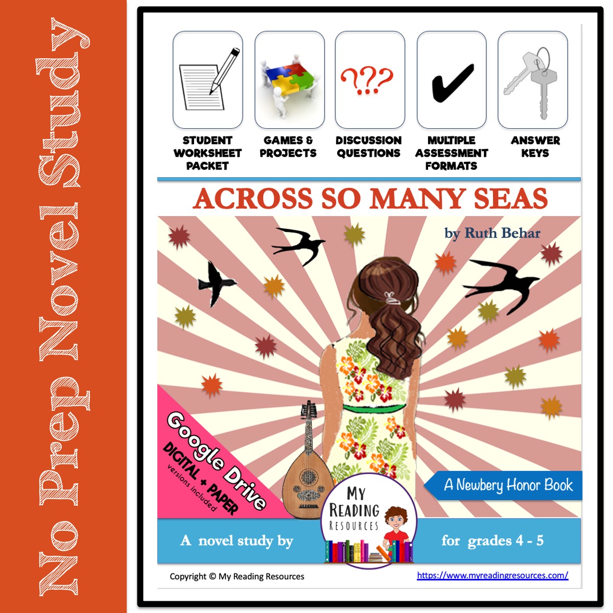 Across So Many Seas Novel Study - My Reading Resources