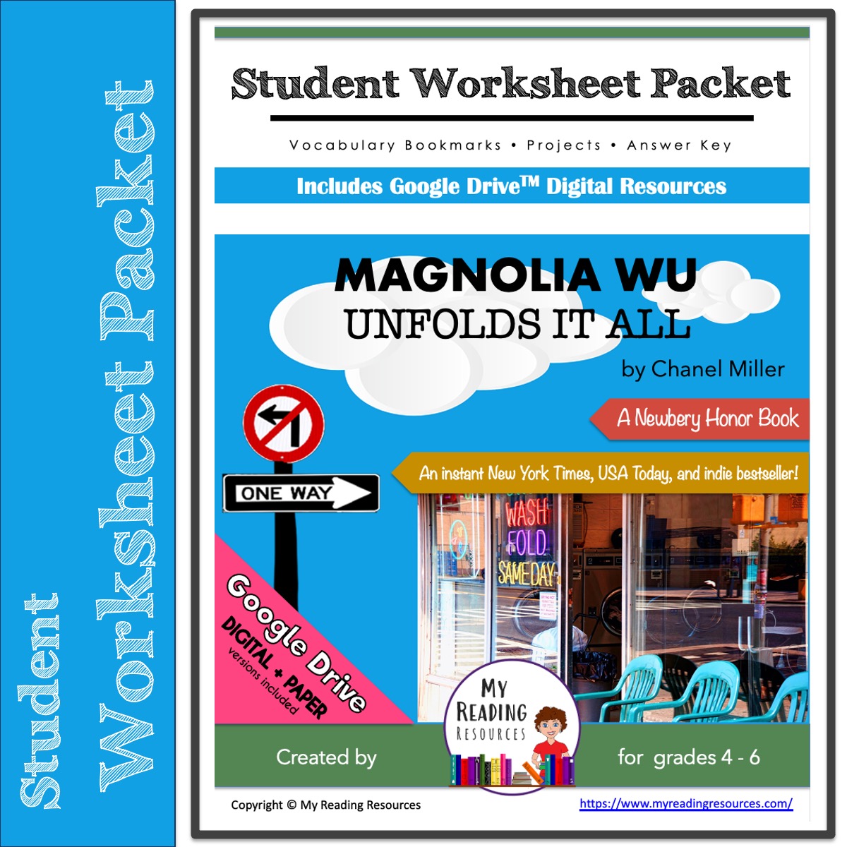 Magnolia Wu Unfolds It All Student Worksheet Packet - My Reading Resources