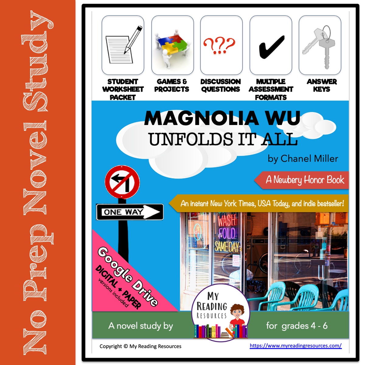 Magnolia Wu Unfolds It All Novel Study - My Reading Resources