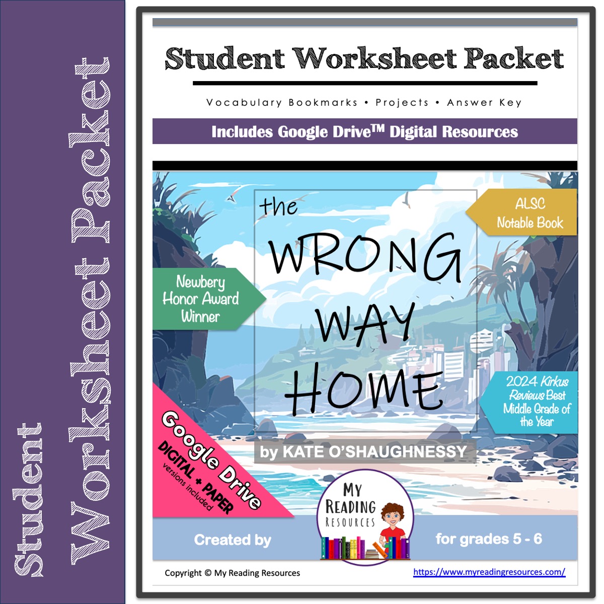The Wrong Way Home Student Worksheet Packet - My Reading Resources