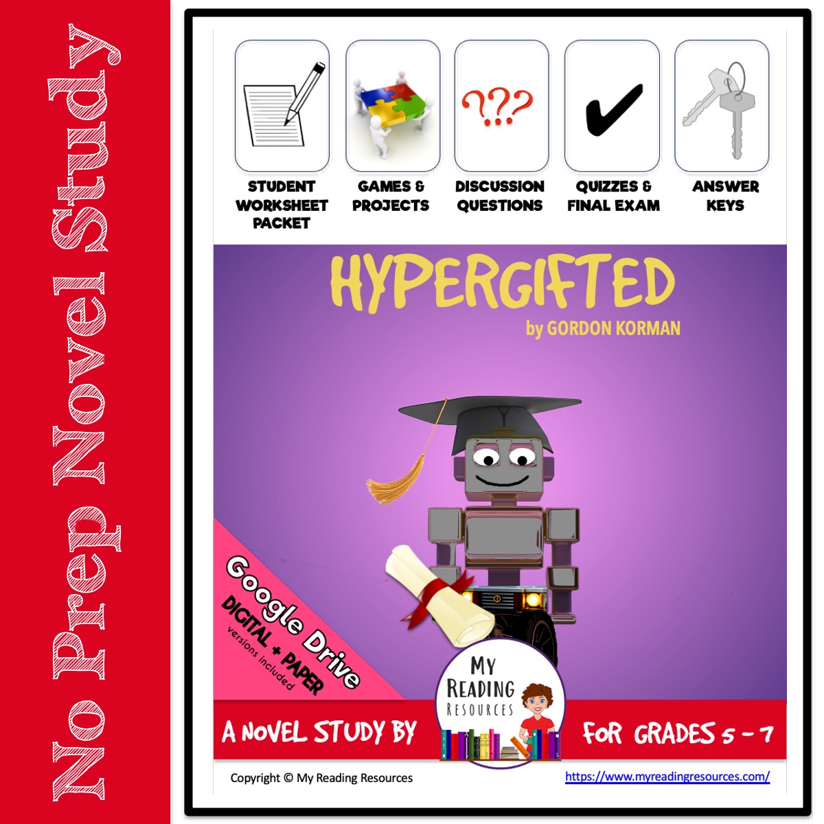 Hypergifted Novel Study - My Reading Resources